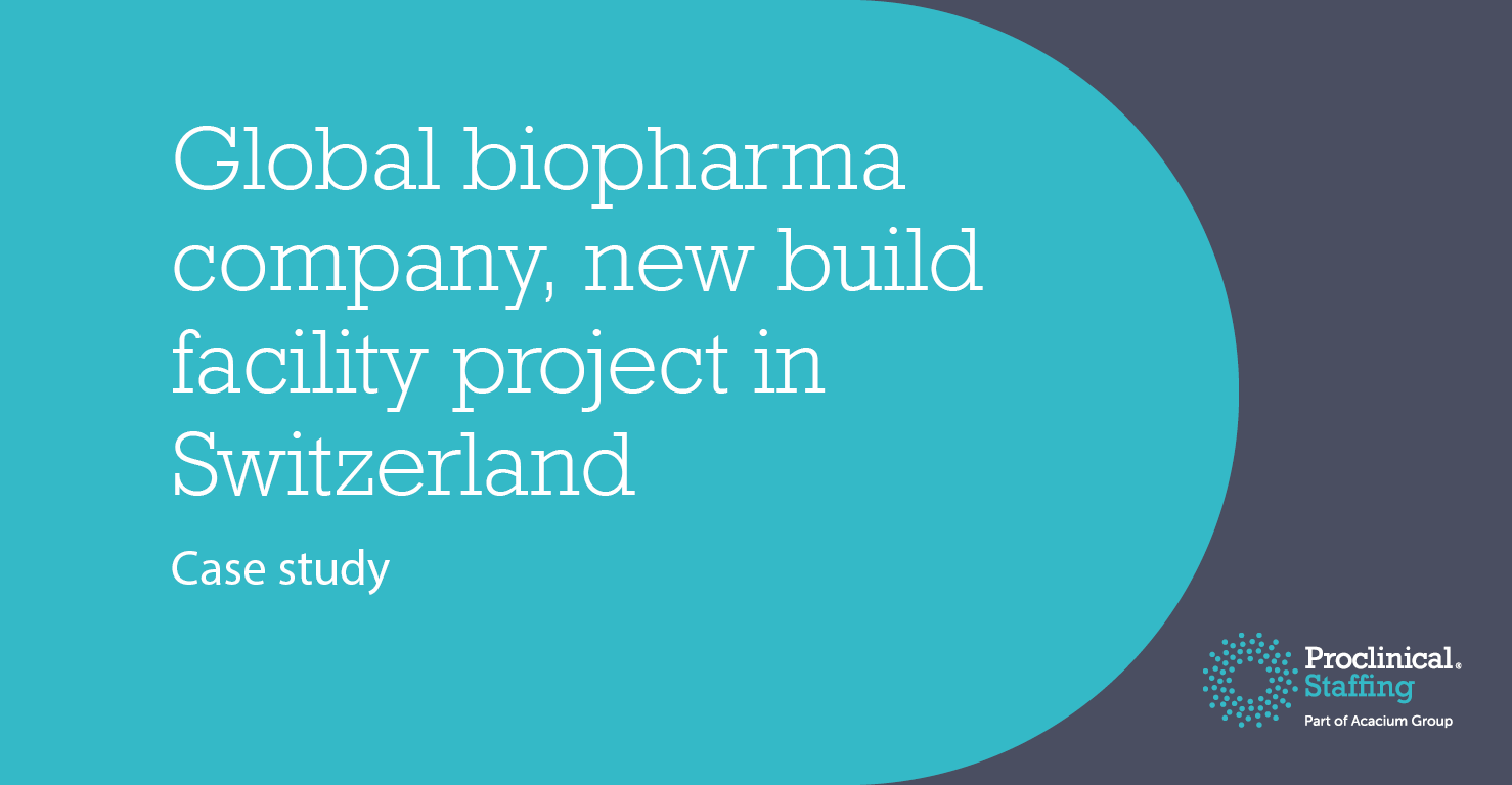 Global biopharma company, new build facility project in Switzerland ...