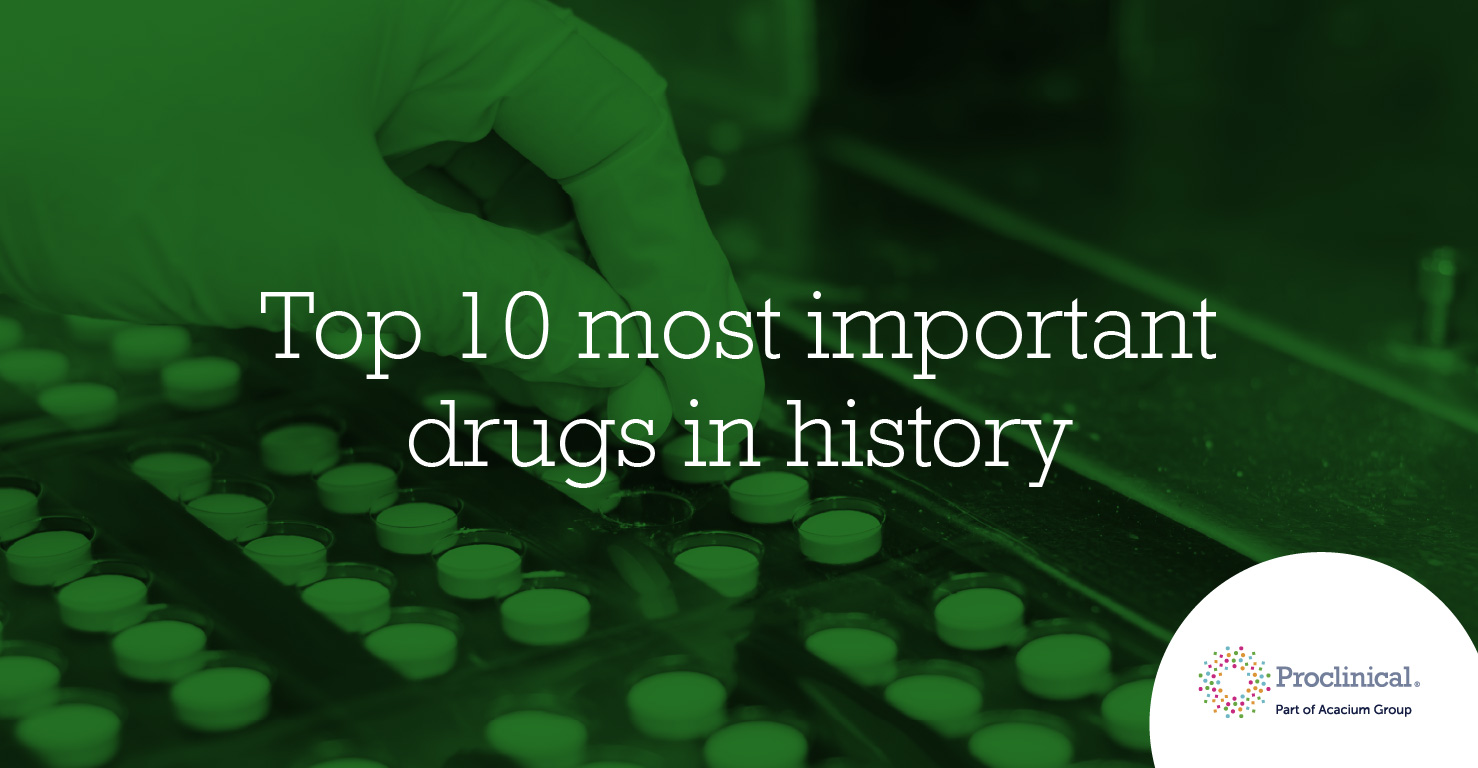 Top 10 most important drugs in history | Proclinical Blogs