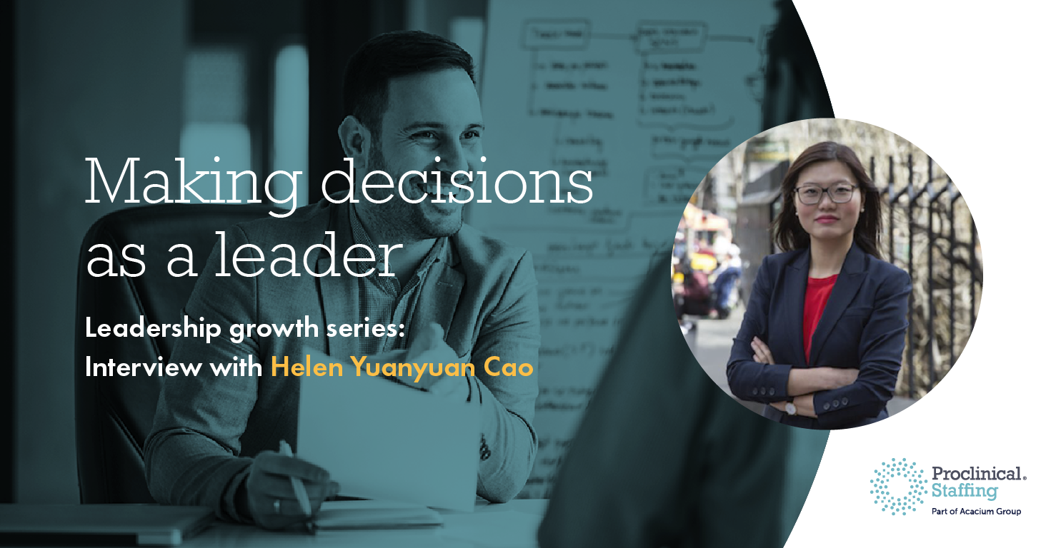 Making decisions as a leader: Interview with Helen Yuanyuan Cao ...