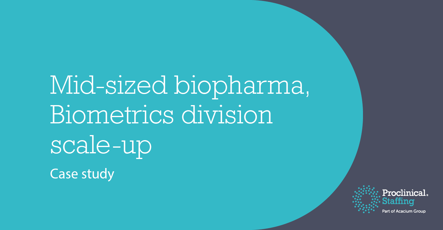 Mid-sized biotech, consultant clinical data management solution | Proclinical Case studies
