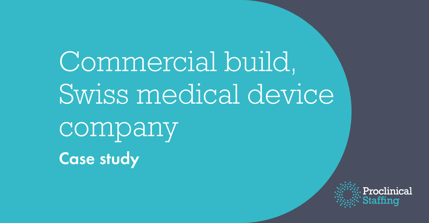Commercial build, Swiss medical device company | Proclinical Case studies
